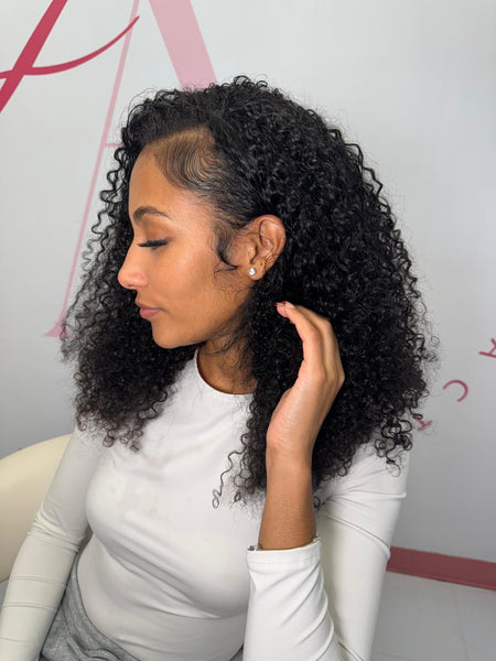 Half wig Burmese curly – Feminine Attractions
